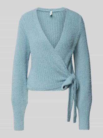 Only Regular Fit Strickjacke mit Rippenmuster Modell AMANDA