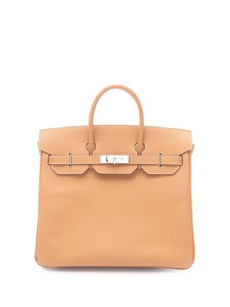 Herm&egrave;s 2007 Epsom HAC Birkin Retourne Handtasche 32cm - Braun