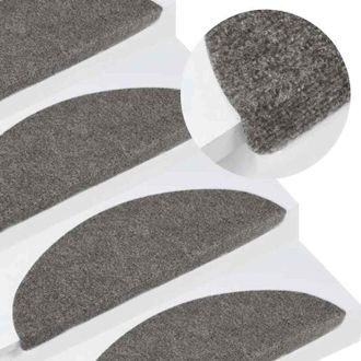 vidaXL Stufenmatten Selbstklebend 20 Stk. Grau 56x17x3 cm Vidaxl