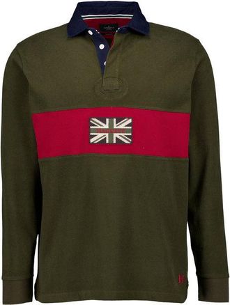 Hackett Herren Pullover gr&uuml;n Baumwolle unifarben