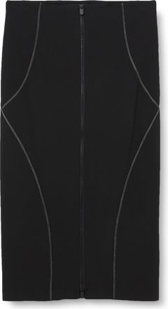 Pinko Damen EFESTO Gonna Punto STOFFA Scuba Rock, Z99_Nero Limousine, 46