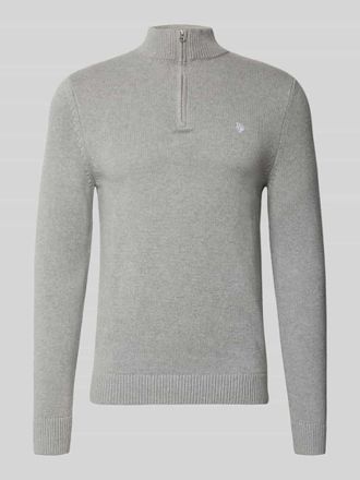 Review Slim Fit Strickpullover aus reine Baumwolle