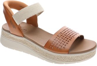 Skechers Damen Bobs Sun Ray Step Aside Sneaker, Luggage Duraleather, 40 EU