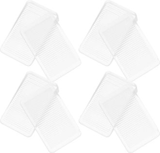 BESPORTBLE DOITOOL 8 St&uuml;ck Teiliges M&ouml;bel nivellier Robustem Gummi Verstellbare M&ouml;belkeile f&uuml;r Stabilit&auml;t von Tischen Schr&auml;nken und Ger&auml;ten rutschfest f&uuml;r Hausha