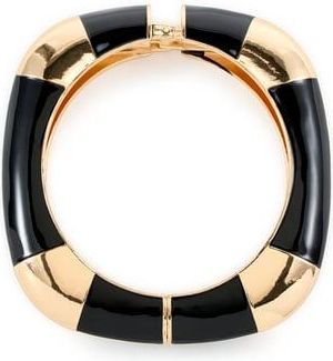 Au Printemps Paris Bracelet &eacute;maill&eacute; en acier