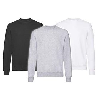 Fruit Of The Loom Lot de 3 sweat-shirts pour homme, S