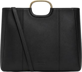 Twinset Femme, Sacs, Noir, Taille: ONE Size Tote Bag