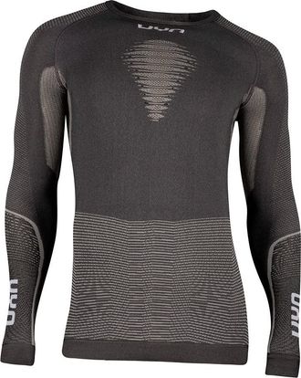 UYN Herren Shirt Energyon UW Long Sl. Shirt, Dark Grey Melange, XXL, U100218