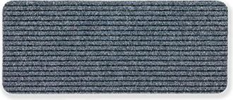 Astra Paillasson int&eacute;rieur Gris Tapis de propret&eacute; antid&eacute;rapant - 25x60 cm Hydrofuge - Rib Line r&eacute;sistant Antistatique