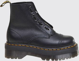 Dr. Martens Sinclair Stiefel aus gefr&auml;stem Nappaleder mit Rei&szlig;verschluss und Plateausohle