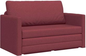 vidaXL Canap&eacute;-Lit Bordeaux 124 x 71 x 78 cm tissu vidaXL