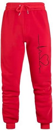 Generic Pantalon de jogging pour homme - Pantalon long d&eacute;contract&eacute; pour homme avec lacets et pantalon de jogging en polaire de couleur unie, RD1, 3XL