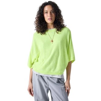 Absolut Cashmere Femme, Pulls, Vert, Taille: 36 FR Poncho Pull Batwing en Cachemire