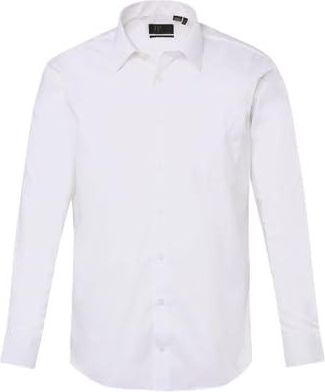 JP1880 Hommes Grandes Tailles L-8XL Chemise Coupe Droite, Manches Longues Blanc 4XL 713989 20-4XL