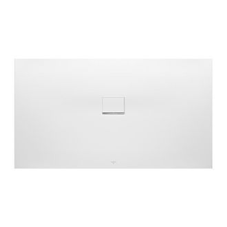 Villeroy & Boch Squaro Infinity, Piatti Doccia Rettangolari, 900 X 40 X 15 Mm, Rettangolari, Modelli Standard Installazione Universale Stone White