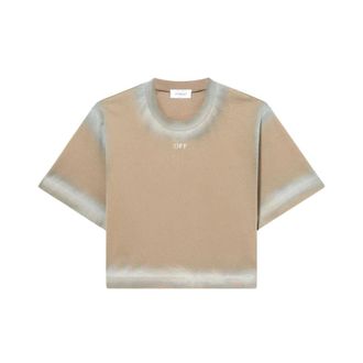 Off-white Femme, Tops, Beige, Taille: 40 FR Off White T-shirts et Polos Beige