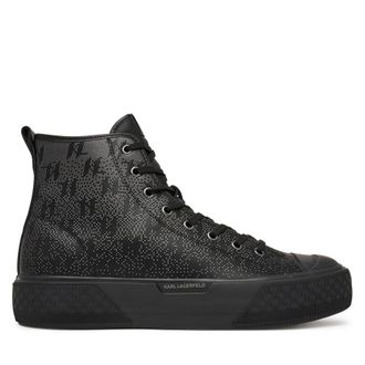 Karl Lagerfeld Sneakers aus Stoff KARL LAGERFELD Kampus Max III KL50446G Schwarz