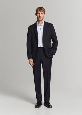 Mango Oberhemd aus 100 % Baumwolle blau - Herren - XL - MANGO MAN