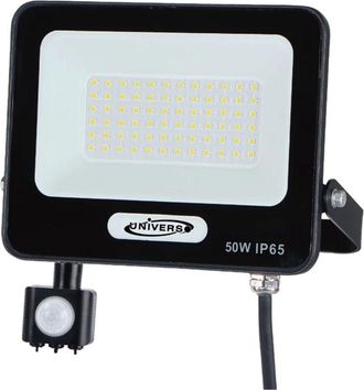 Trade Shop Trade Shop - copy of FARETTO LED 30W CON SENSORE MOVIMENTO PROIETTORE DA ESTERNO LUCE 6500K IP65 EK05-SEN-30 - Schwarz