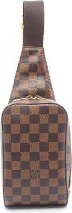 Louis Vuitton Sac banane vintage en toile pr&eacute;-poss&eacute;d&eacute; - Femme - Pre-owned - Brun - Taille: ONE Size