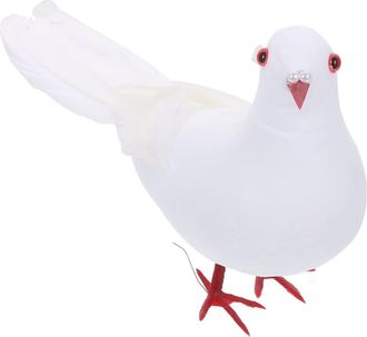 Yardwe Künstliche Taube V? Ornamente?e V? Ornamente DIY für Hochzeitsfest Dekoration 23X14cm