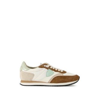 Philippe Model Baskets Blville en cuir et coton