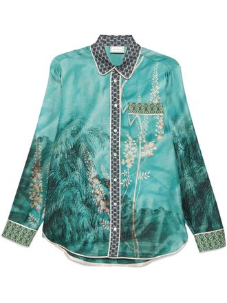 Pierre-Louis Mascia chemise Aloe - Bleu