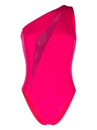 Versace Asymmetrischer Badeanzug - Rosa