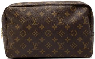 Louis Vuitton Clutches - Monogram Trousse Toilette 28 - Gr. unisize - in Braun - f&uuml;r Damen