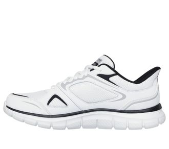 Skechers Herren Hands-Free Slip-Ins Track Sneaker, Weiß, Größe 45, weiß, 46 EU