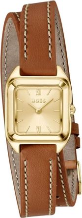 HUGO BOSS Montre Mae Petite - unisex - Accessoires - Brun - Taille: ONE Size