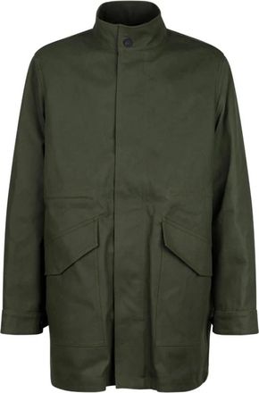 Maison Kitsun&eacute; Homme, Vestes, Vert, Taille: L Parka Vert Militaire