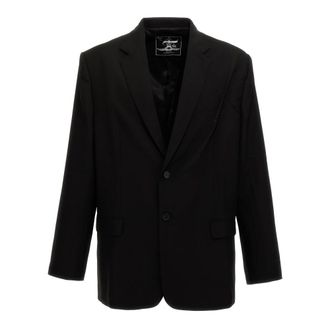 Y / Project Pinched Logo Blazer - - Jackets - Herren - Schwarzk - M
