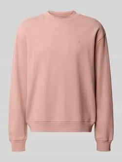 AllSaints Sweatshirt mit Logo-Stitching Modell asher crew