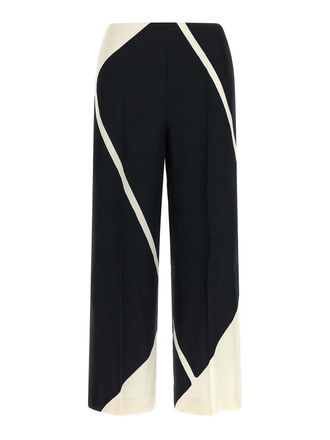 Alberta Ferretti Pantalons D&eacute;contract&eacute;s - Blanc