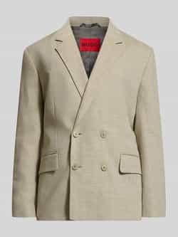 HUGO BOSS Regular Fit Anzugsakko mit Baumwoll-Leinen-Anteil