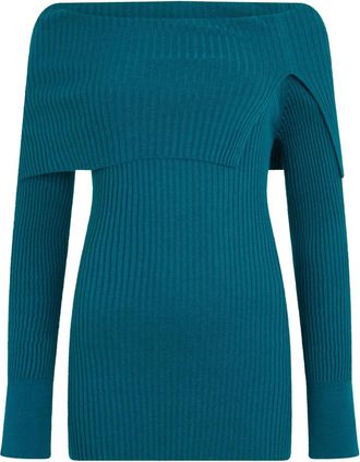 Malo ribbed top - Blau