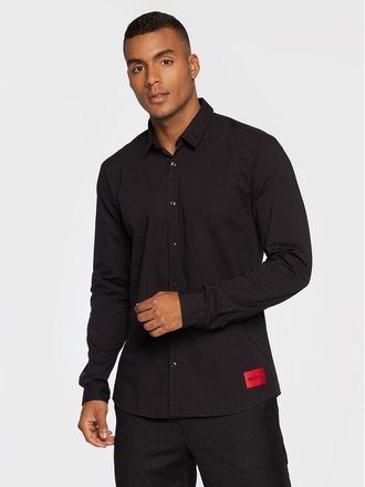 HUGO BOSS Hugo Hemd Ero3-W 50475687 Schwarz Extra Slim Fit