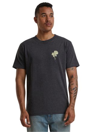 Mister Tee Herren T-Shirt Wasted Youth Tee, T-Shirt mit Front- und R&uuml;ckenprint f&uuml;r M&auml;nner, Streetwear, Charcoal, L