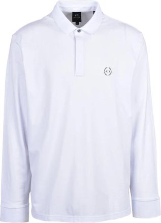 A|X Armani Exchange Polo - Homme - Tops - Blanc - Taille: 2XL