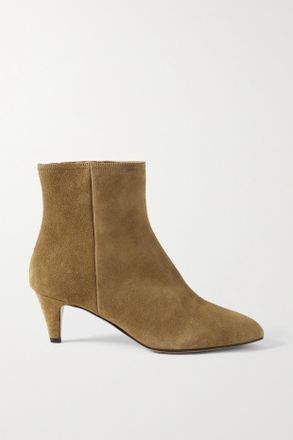 Isabel Marant Deone Ankle Boots Aus Veloursleder - Braun