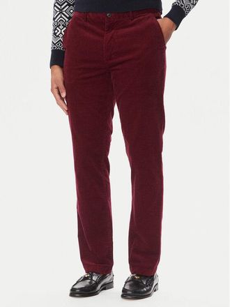 Tommy Hilfiger Chinos MW0MW44822 Dunkelrot Regular Fit