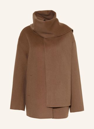 IQ Studio Iq Studio Jacke Mit Abnehmbarem Schal braun
