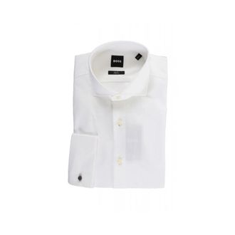 HUGO BOSS H-Hank Spread Hemd - - Shirts - Herren - Wei&szlig; - 6XL