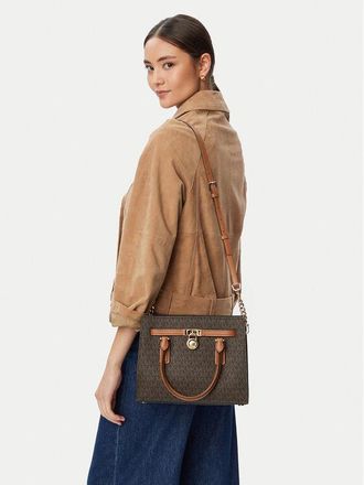 Michael Kors Handtasche Hamilton Moderne 30T6GNXS1B Dunkelbraun