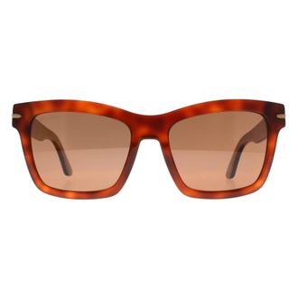 Serengeti Eyewear Square Damen Gl&auml;nzend Klassisch Havanna Mineral Polarisiert Treiber Winona