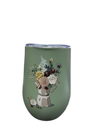 chic.mic ChicMic bioloco office cup - mocca flowers