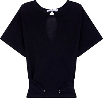 Iro Iro, Femme, Tops, Noir, Taille: 38 FR Sorenza T-Shirt