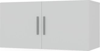 Vicco Aufsatzmodul Ingo, Weiß, 80 x 40 cm mit 2 Türen