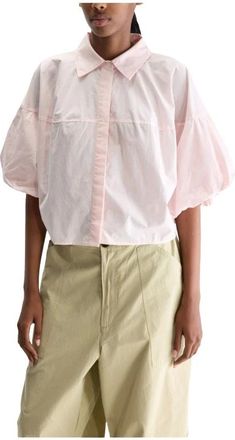 Bellerose Femme, Blouses et Chemises, Rose, Taille: 40 FR Chemise Cassy